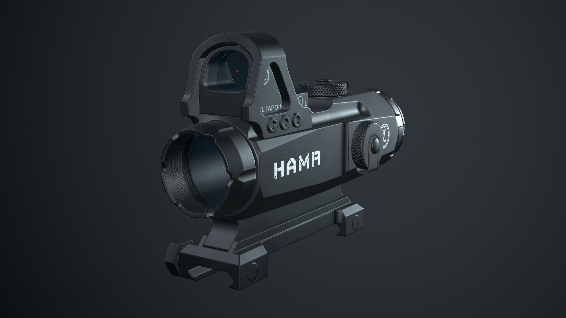 ArtStation - Leupold mark 4 HAMR Scope | Game Assets