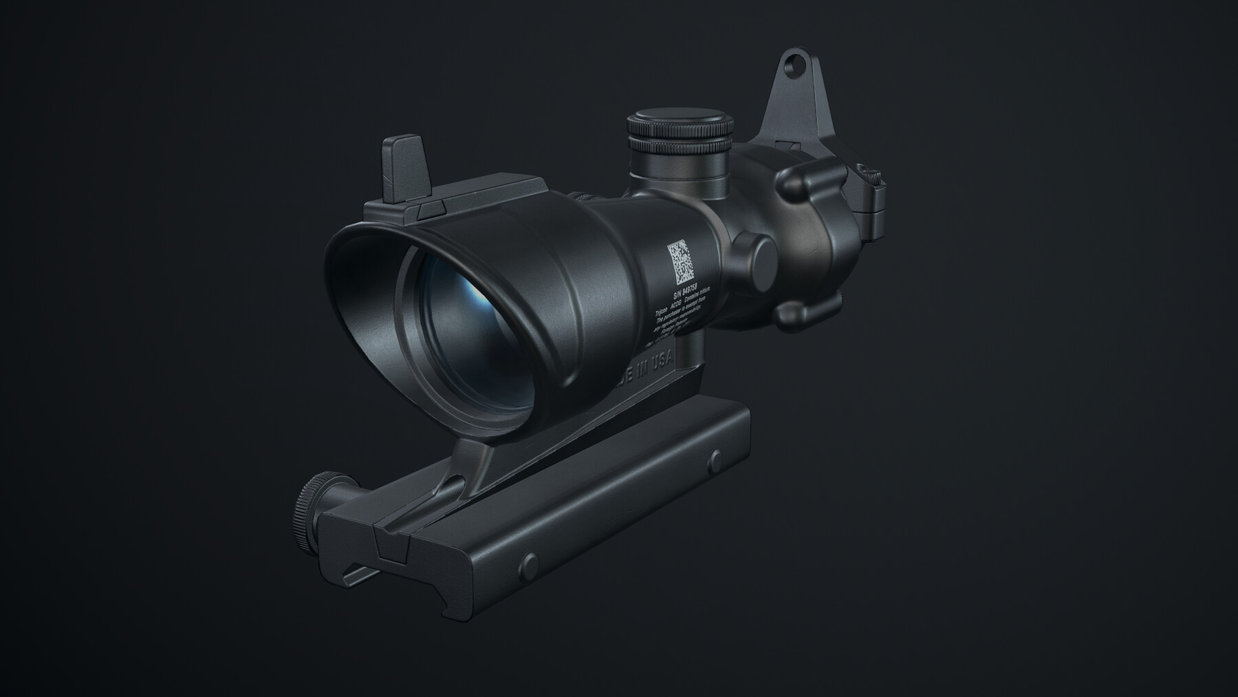 ArtStation - Trijcon ACOG scope 4x32 | Game Assets