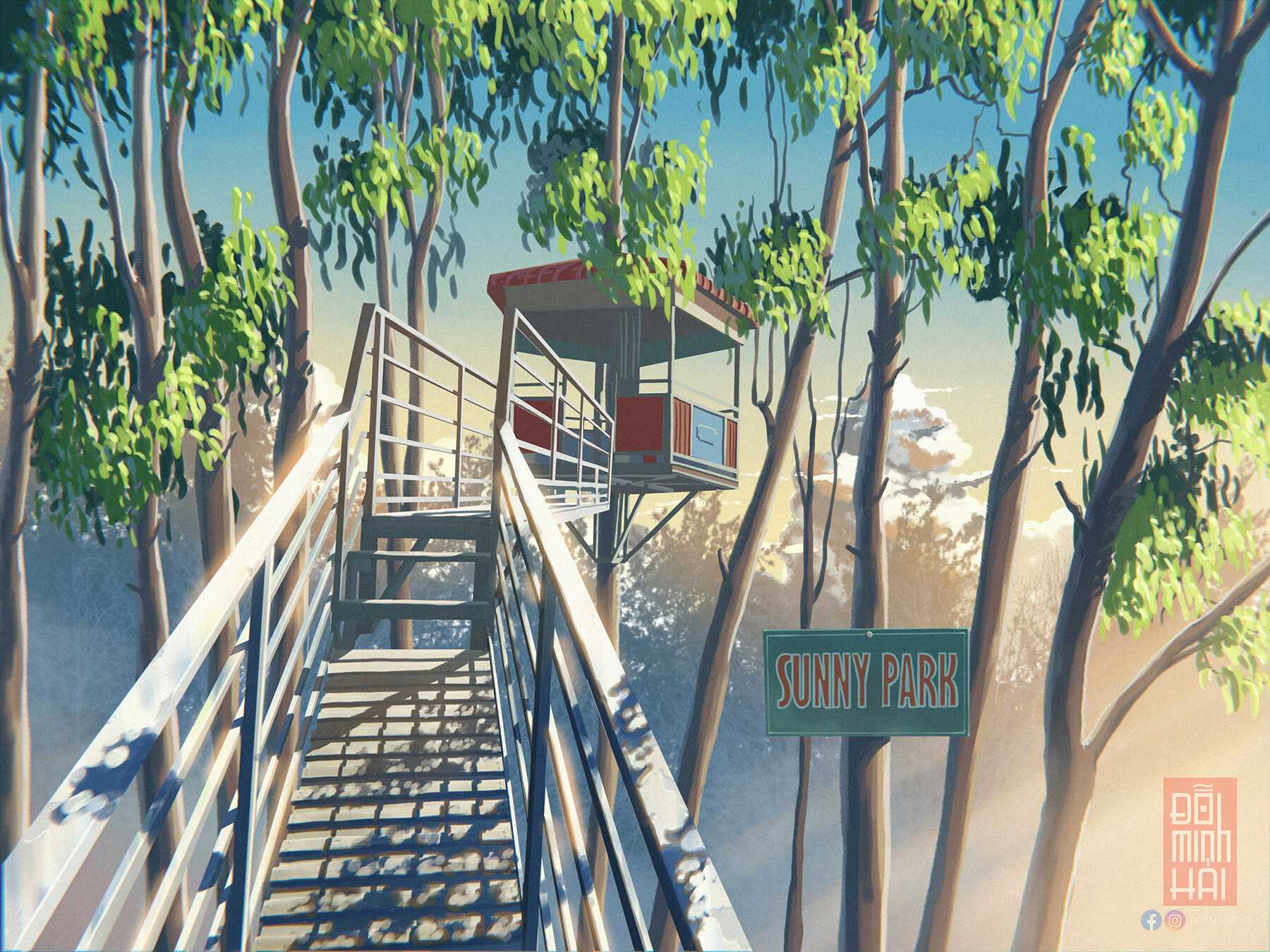 ArtStation - Sunny park original files | Artworks