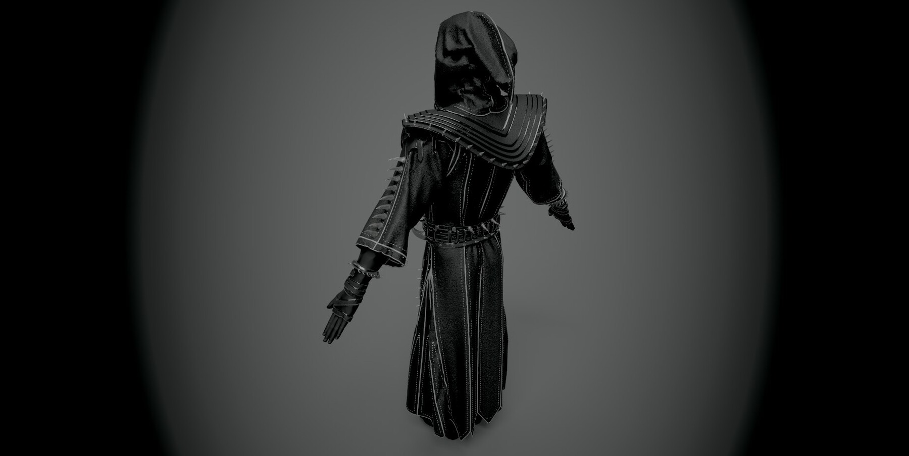 ArtStation - Dark Mantle with spikes | Game Assets