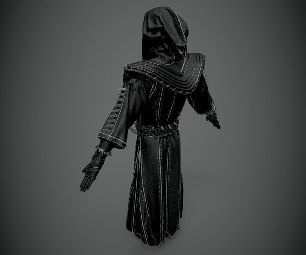 ArtStation - Dark Mantle with spikes | Game Assets