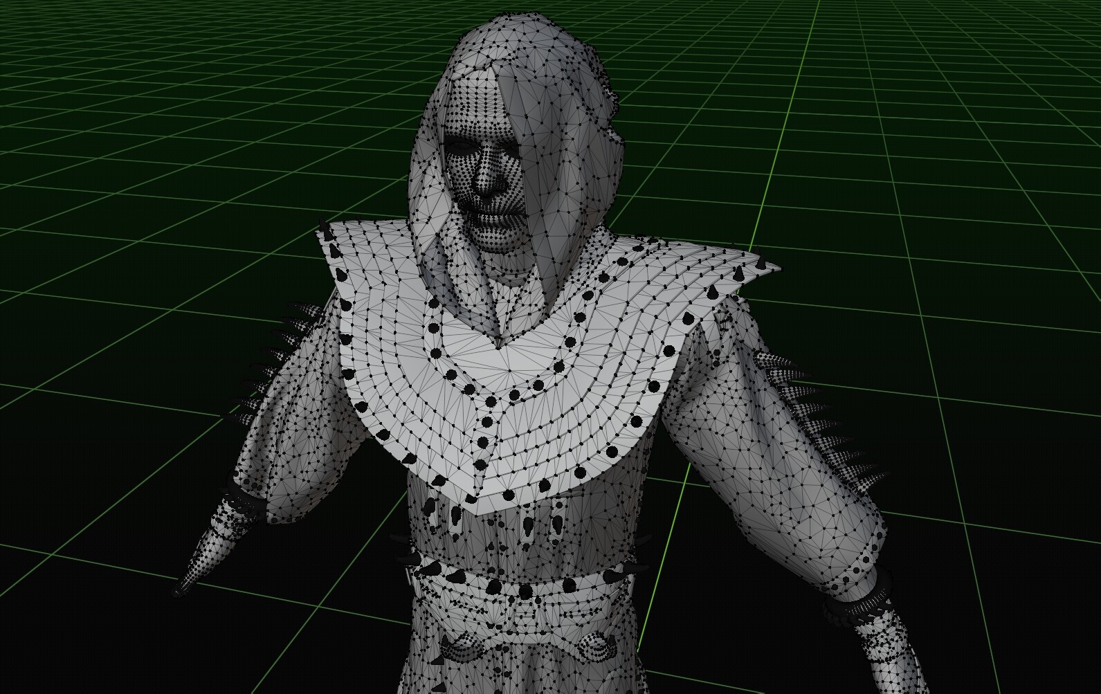 ArtStation - Dark Mantle with spikes | Game Assets