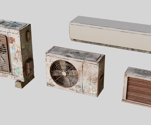 ArtStation - Air Conditioning Pack | Game Assets