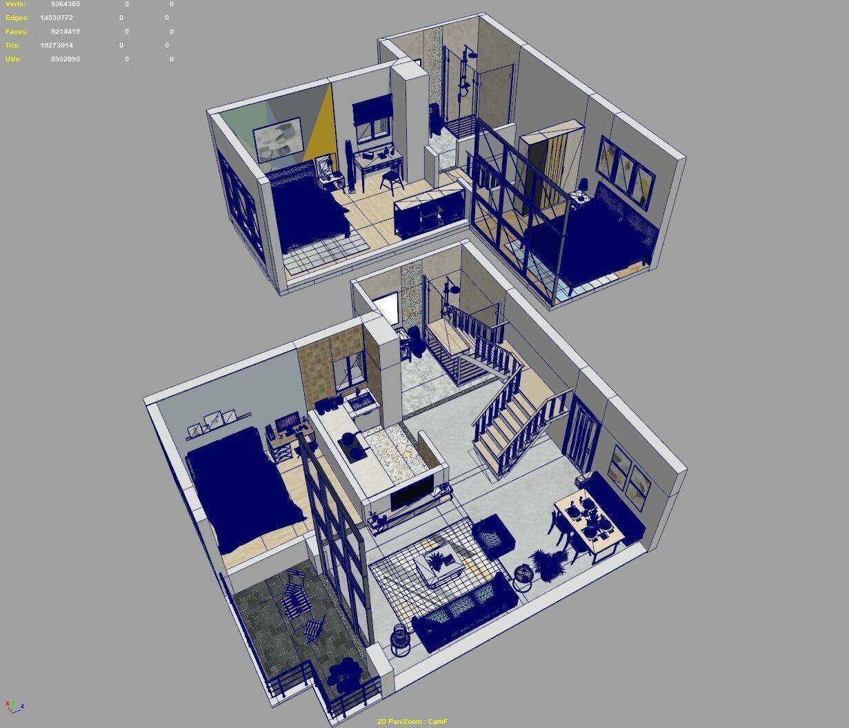 ArtStation - High details floorplan v2 | Resources