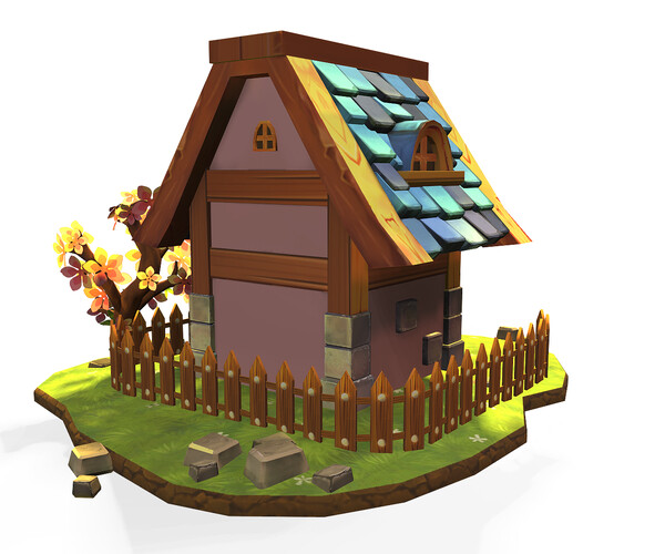 ArtStation - Fantasy House | Game Assets