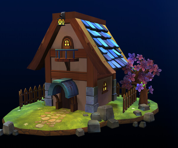 ArtStation - Fantasy House | Game Assets