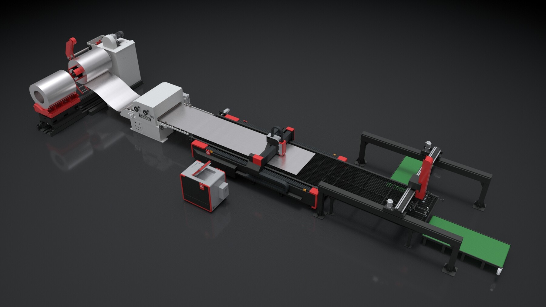 ArtStation - Coil laser cutting machine Animation | Resources