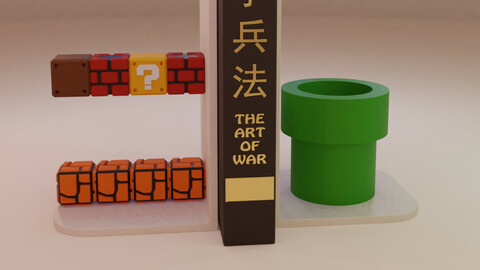 ArtStation - Super Mario Stage Bookends | Resources