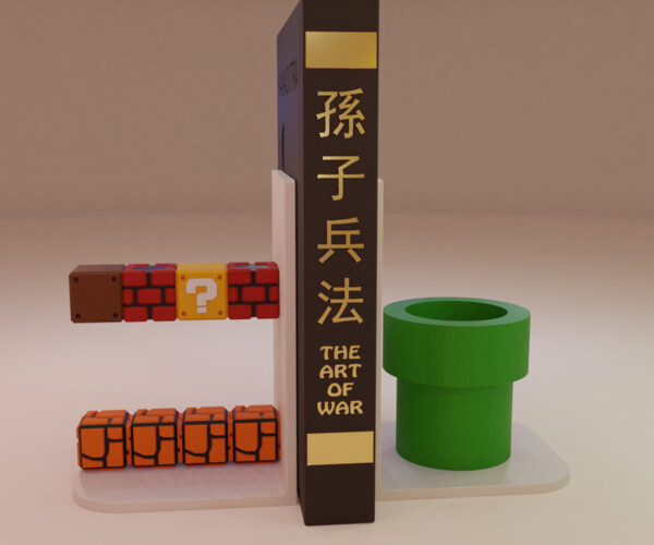 ArtStation - Super Mario Stage Bookends | Resources