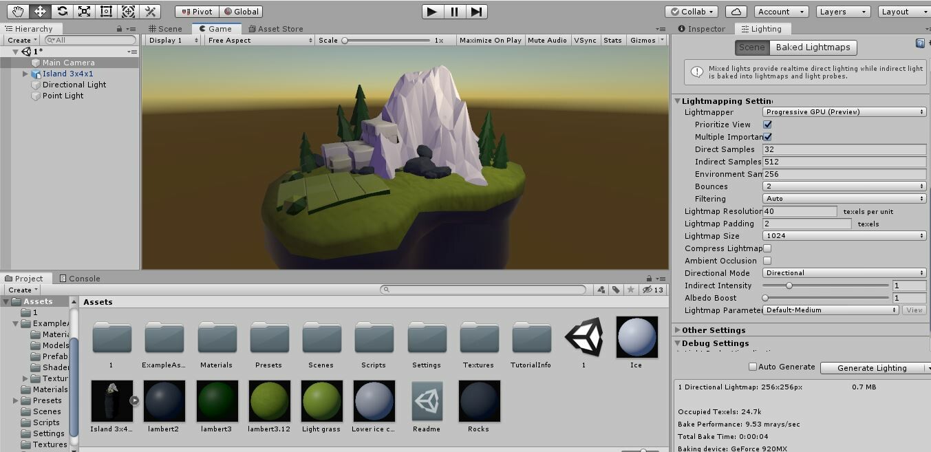 ArtStation - 3D Island isometric game ready low poly. | Game Assets