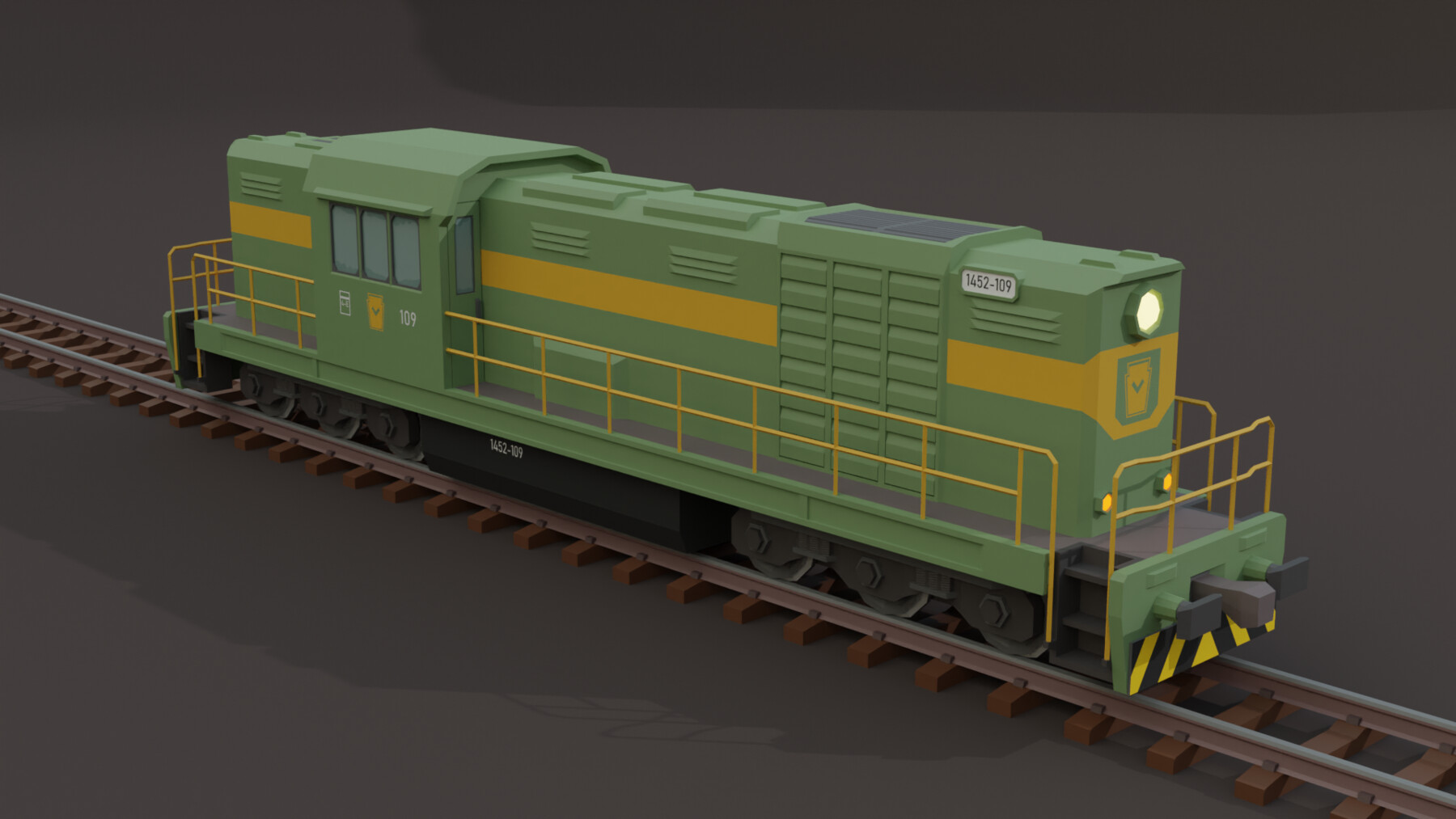 ArtStation - Low Poly Railway Pack | Game Assets