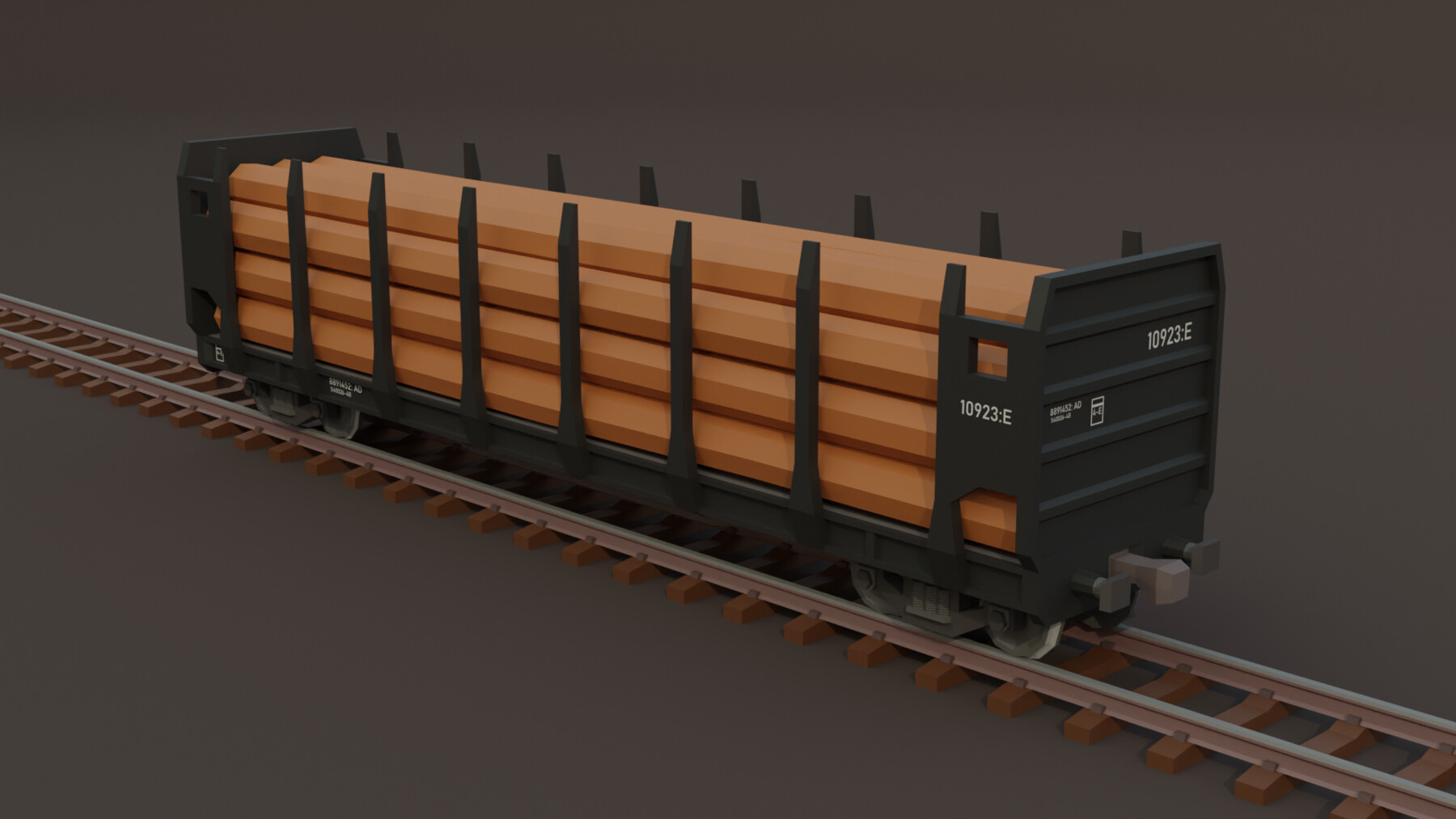 ArtStation - Low Poly Railway Pack | Game Assets