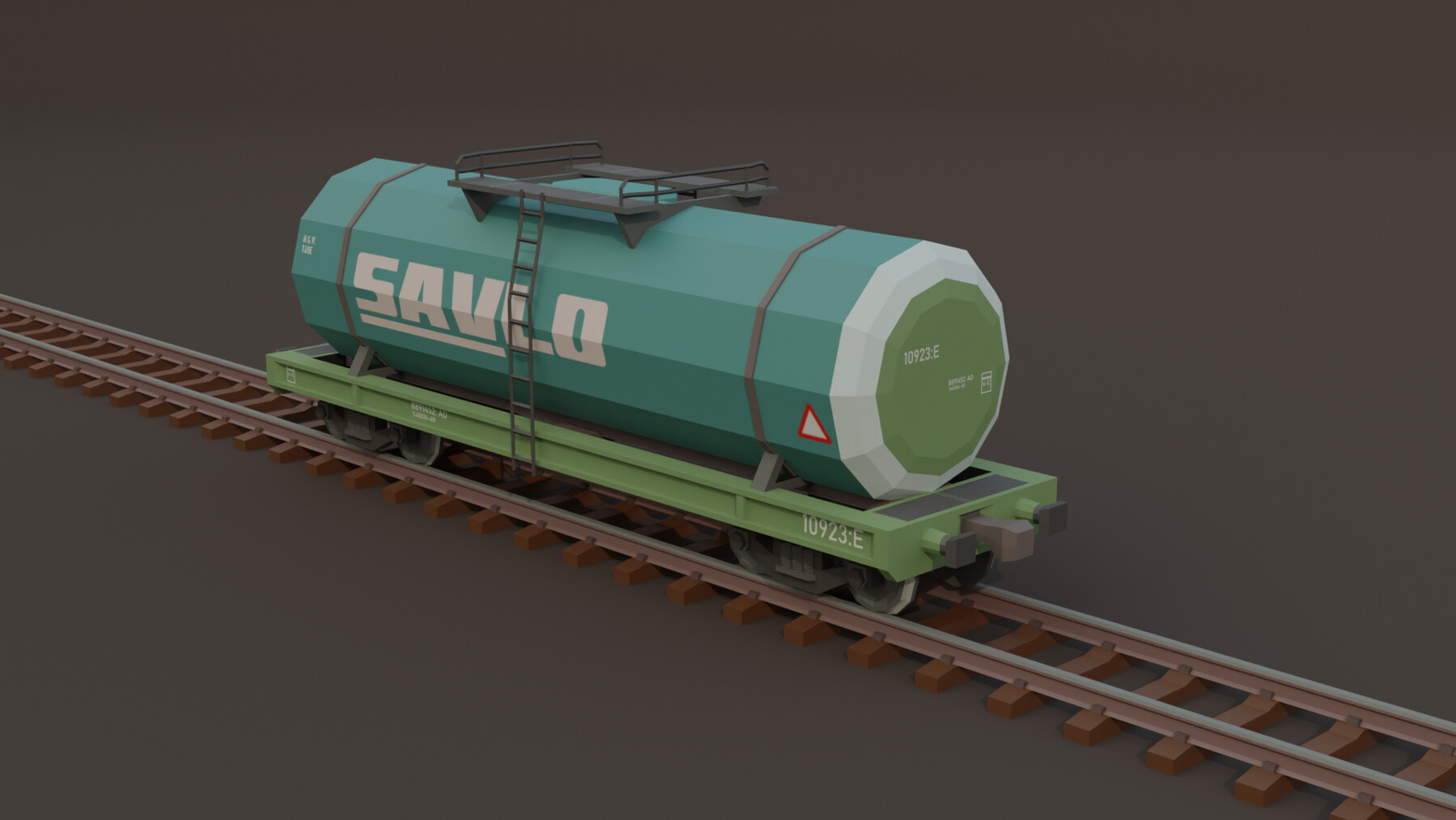 ArtStation - Low Poly Railway Pack | Game Assets