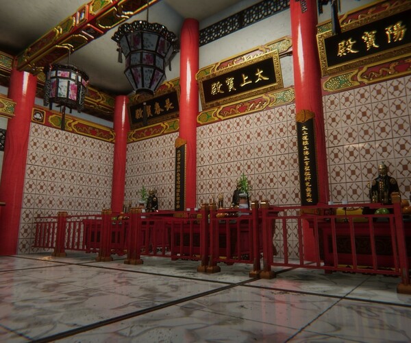 ArtStation - Taoist Temple Pack (Unity 3D Game asset Pack) | Game Assets