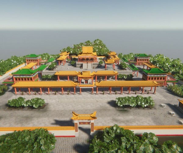 ArtStation - Taoist Temple Pack (Unity 3D Game asset Pack) | Game Assets