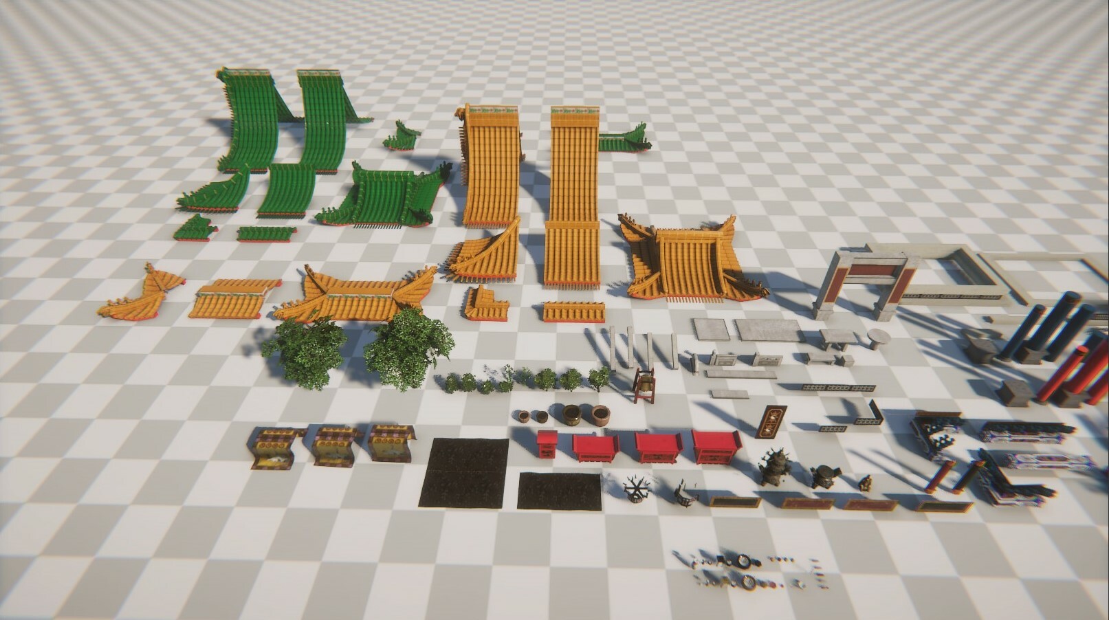 ArtStation - Taoist Temple Pack (Unity 3D Game asset Pack) | Game Assets