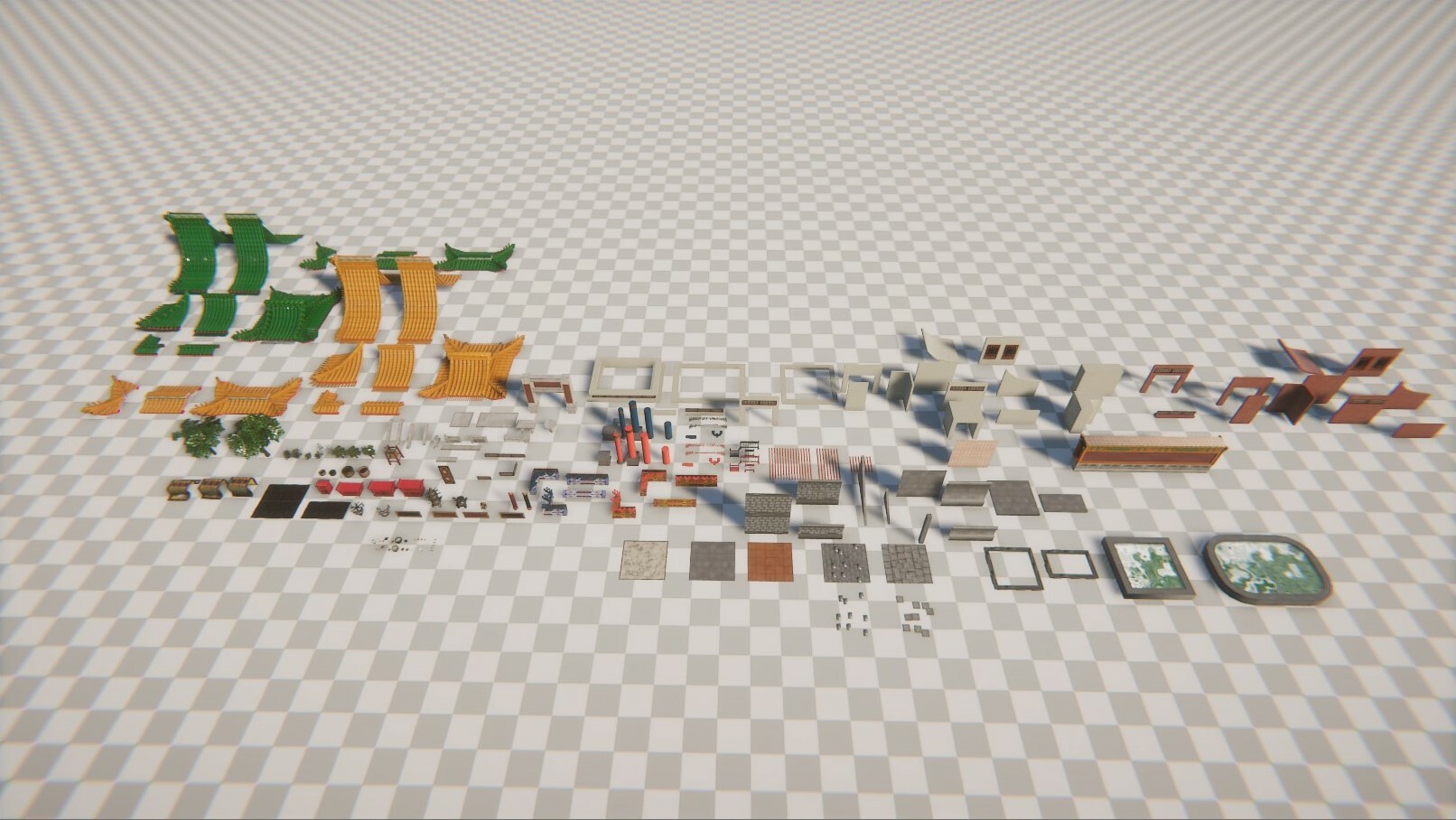 ArtStation - Taoist Temple Pack (Unity 3D Game asset Pack) | Game Assets