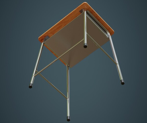 ArtStation - School Desk 1A | Game Assets