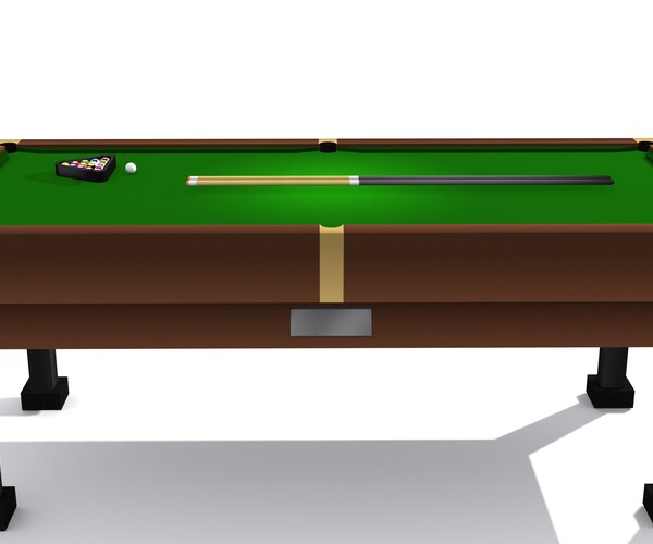 ArtStation - Pool Table 3D | Game Assets