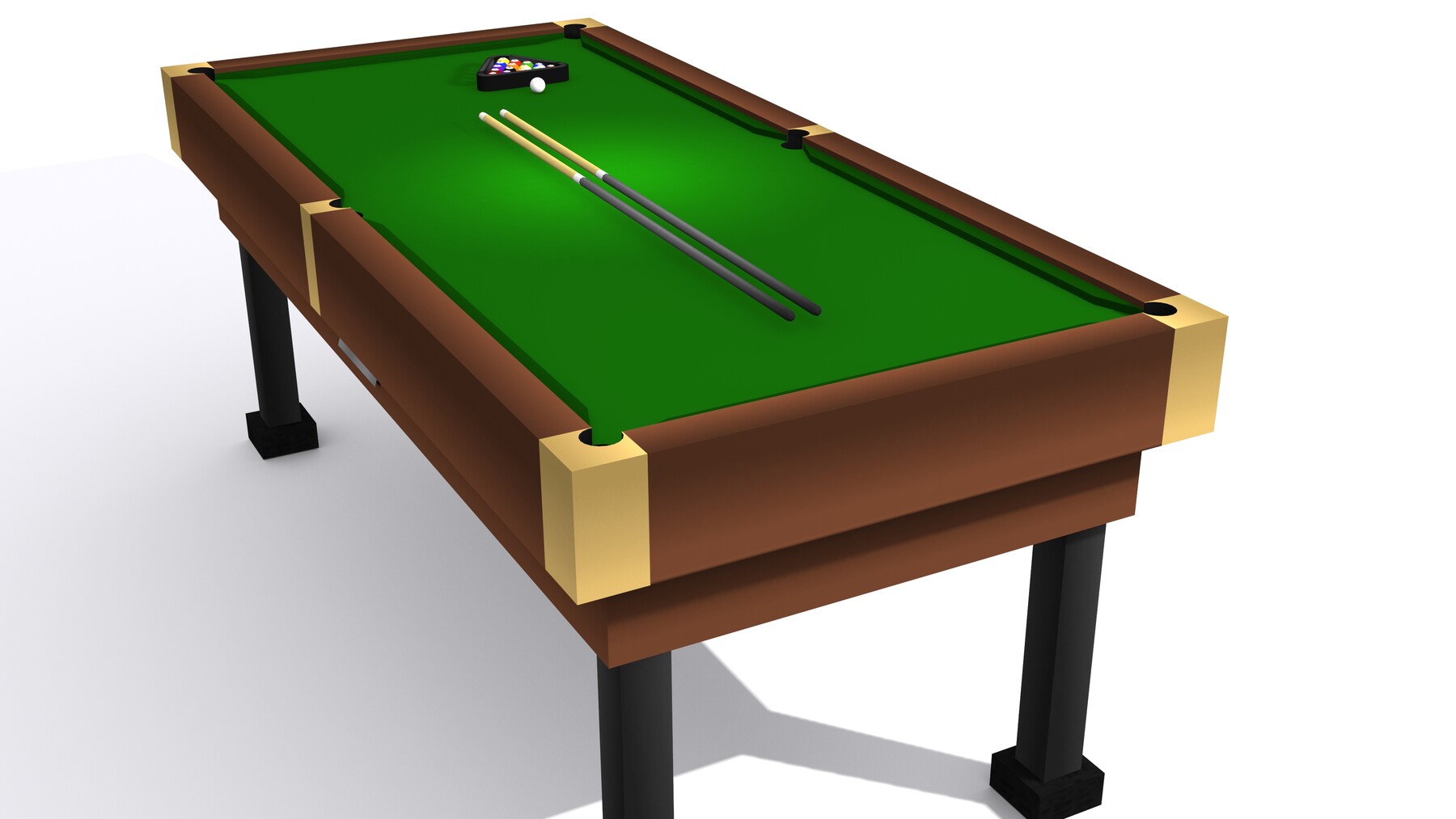 ArtStation - Pool Table 3D | Game Assets