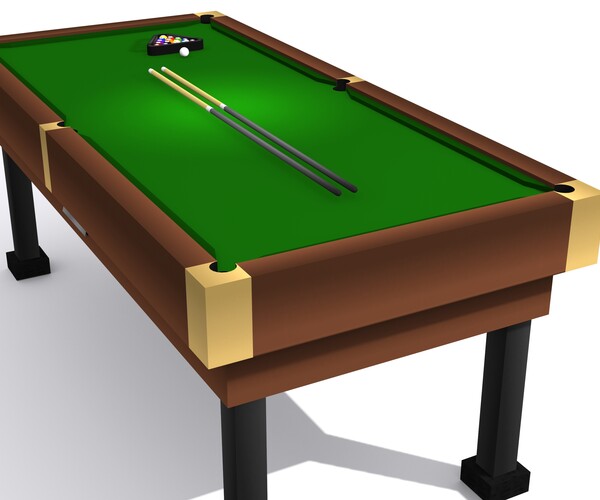ArtStation - Pool Table 3D | Game Assets