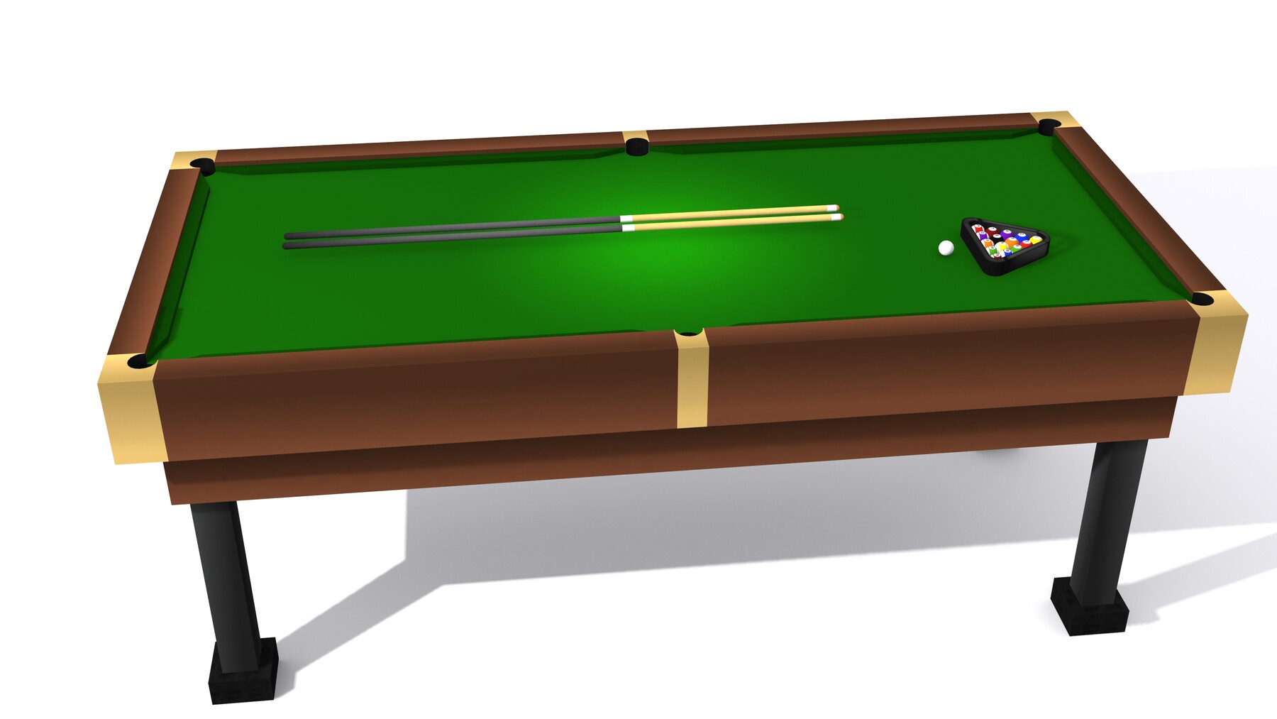 ArtStation - Pool Table 3D | Game Assets