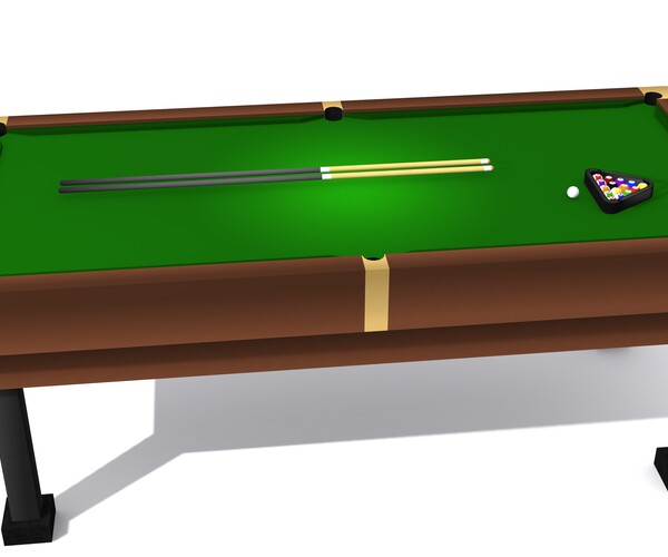ArtStation - Pool Table 3D | Game Assets