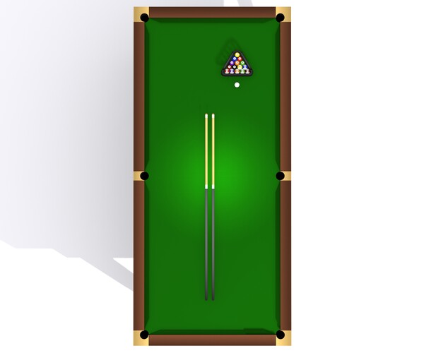ArtStation - Pool Table 3D | Game Assets