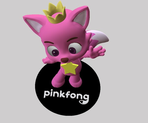 ArtStation - Pinkfong for 3d print | Resources