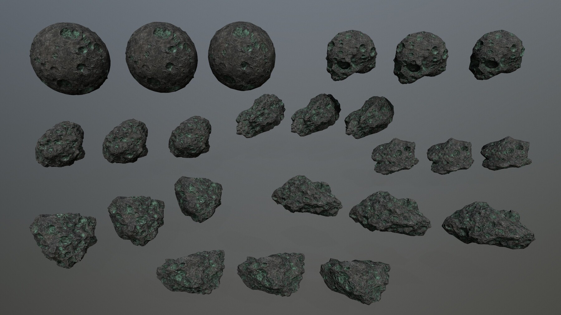 ArtStation - Asteroid Set | Game Assets