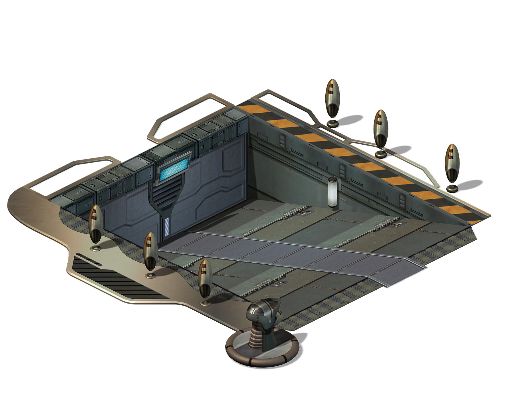 ArtStation - Space-garage entrance | Game Assets