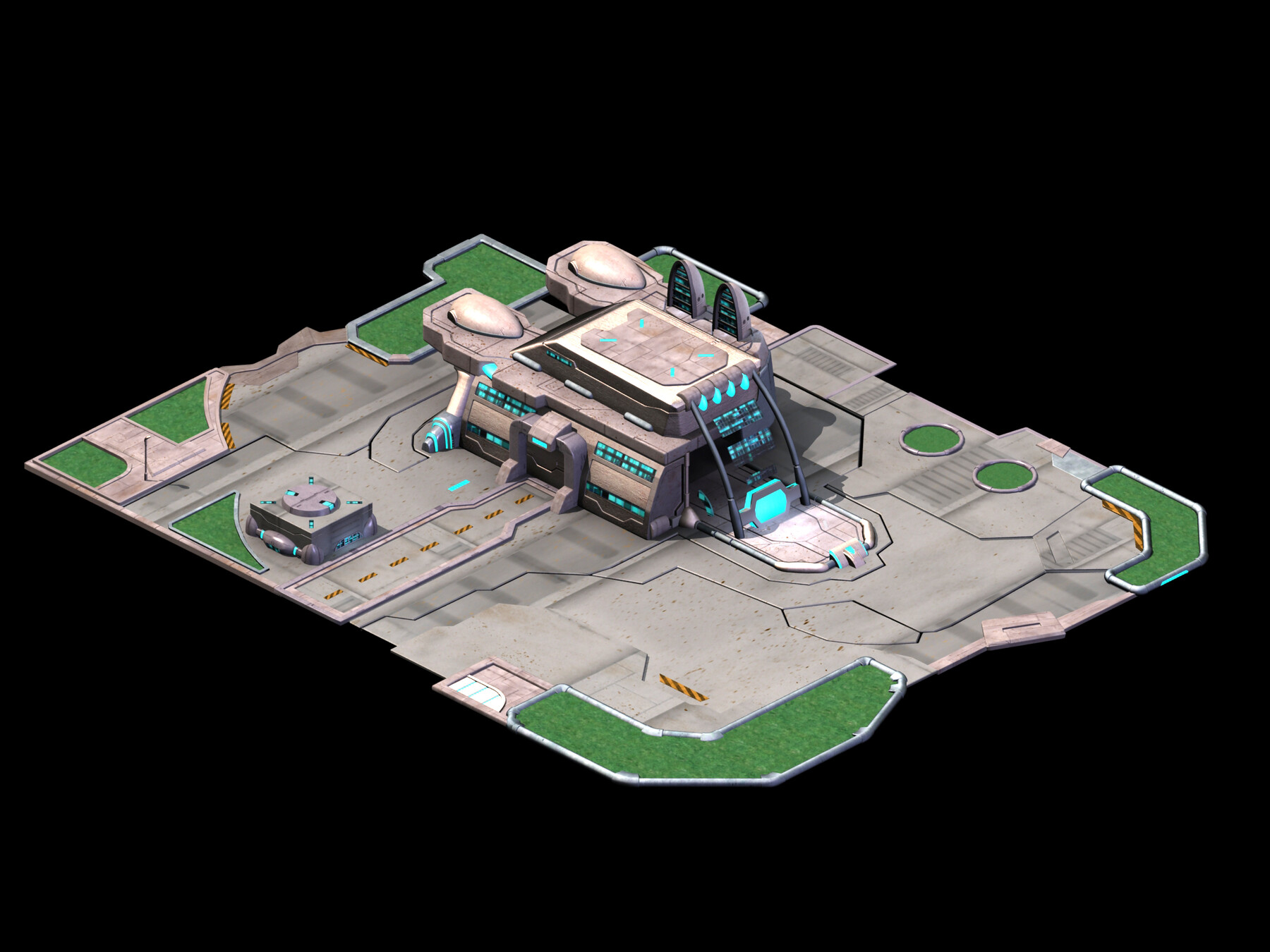 ArtStation - Space - City State - Dock 01 | Game Assets