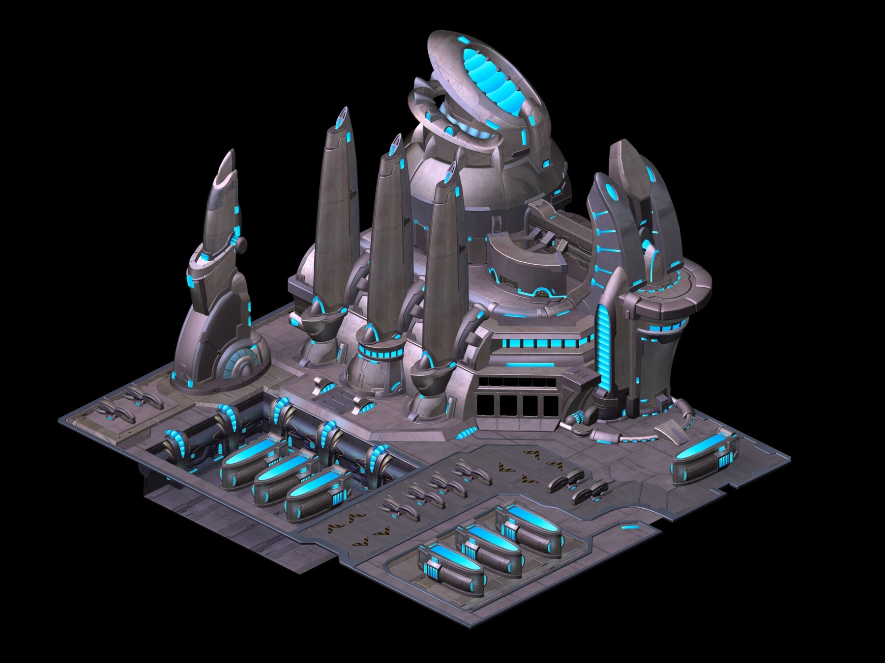 ArtStation - Space - City State - Dock 05 | Game Assets