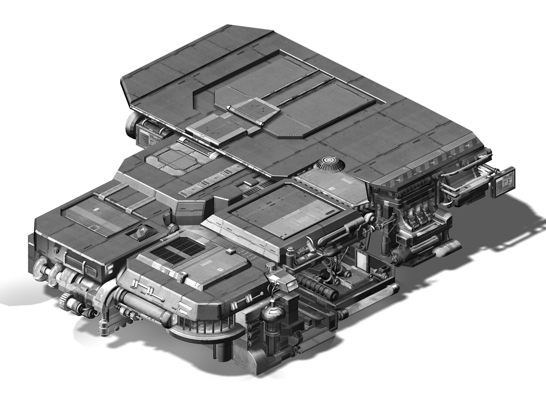 ArtStation - Spacecraft - Ground Platform 03 | Game Assets
