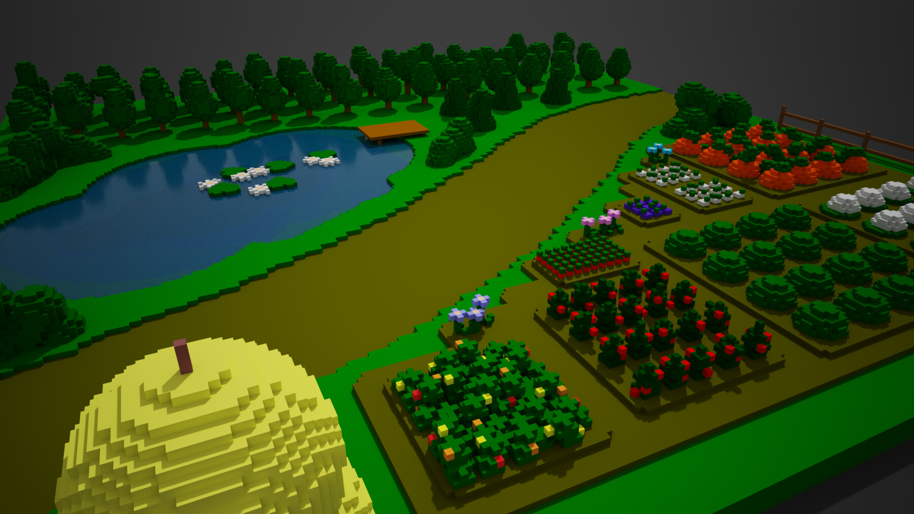 ArtStation - Farm Voxel | Game Assets