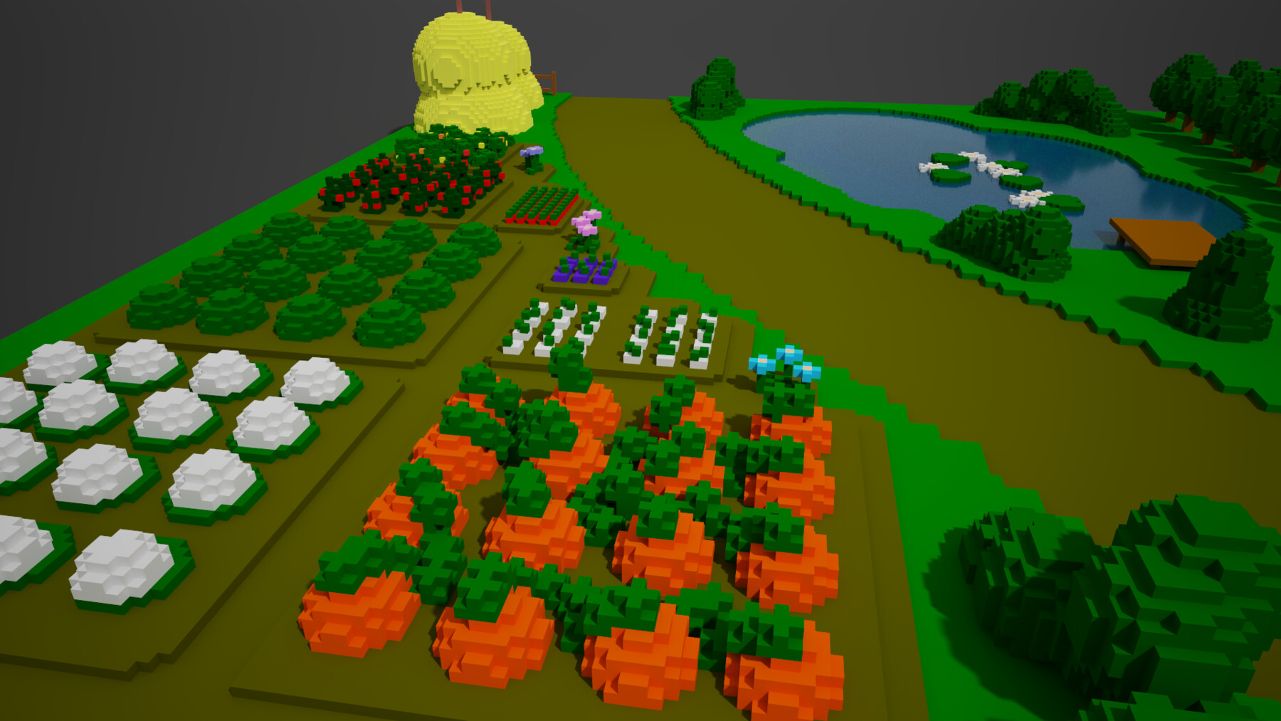 ArtStation - Farm Voxel | Game Assets