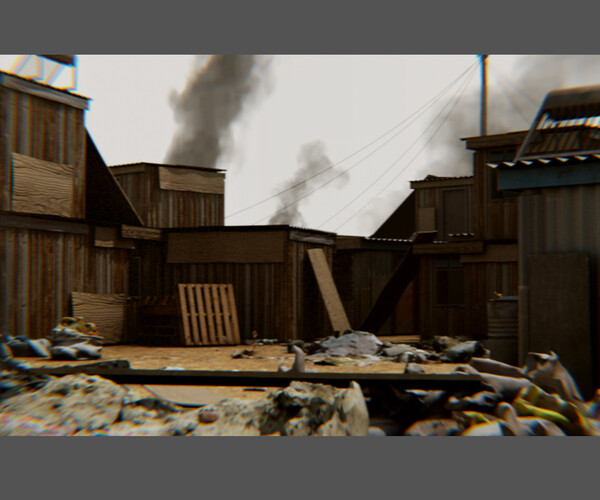 ArtStation - The 3rd World - Informal Settlement Slums Refugee Camp ...