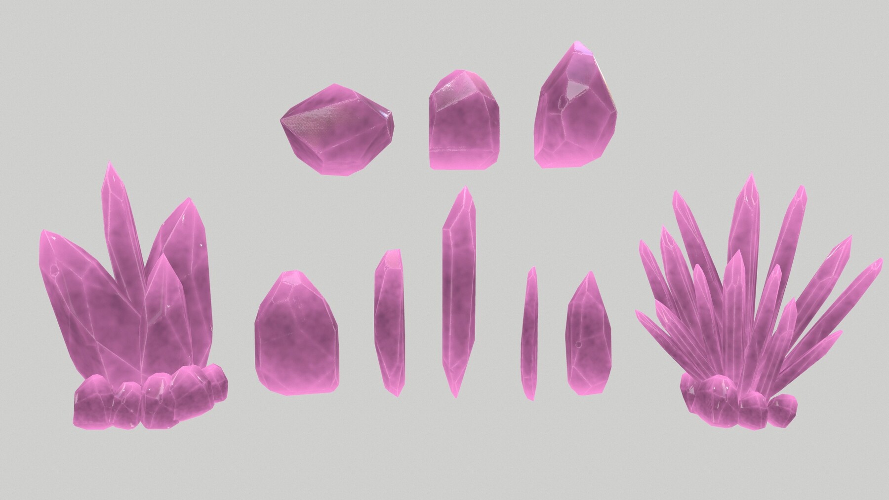 ArtStation - Crystal Set | Game Assets