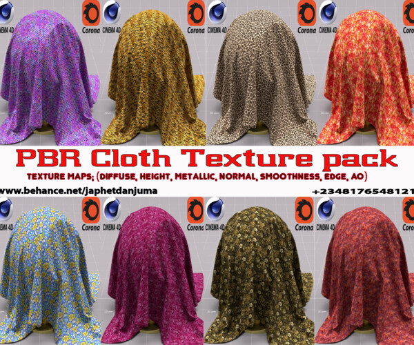 ArtStation - 16 Realistic seamless fabric materials | Game Assets