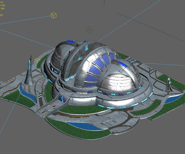 ArtStation - Spacecraft - Terrain Reconstruction Institute 03 | Game Assets