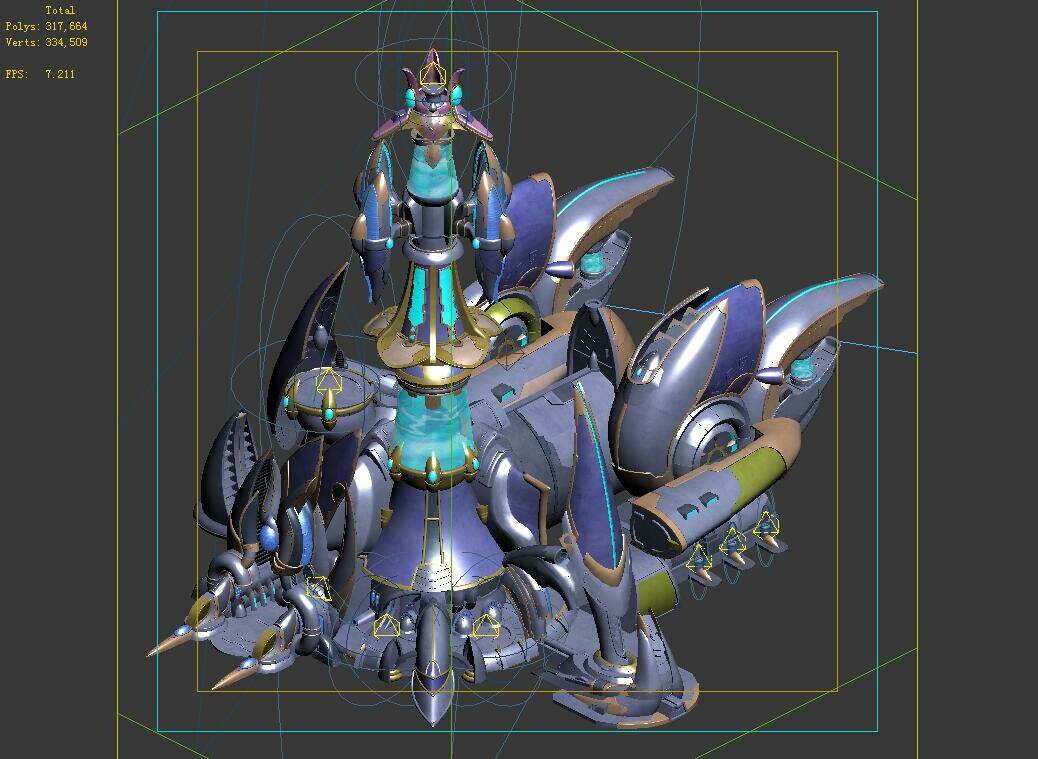 ArtStation - Spacecraft - Terrain Reconstruction Institute 06 | Game Assets