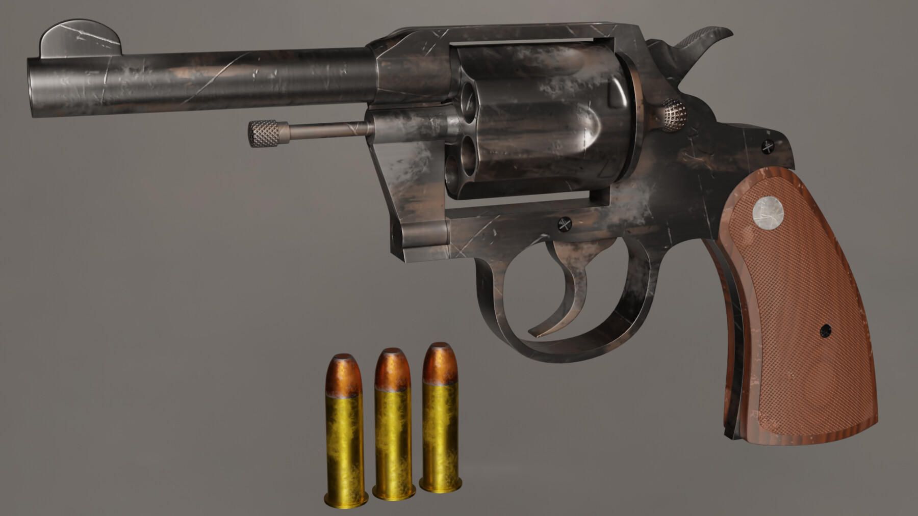 ArtStation - Revolver Gun | Game Assets