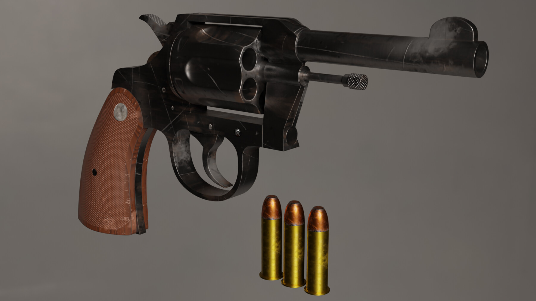 ArtStation - Revolver Gun | Game Assets