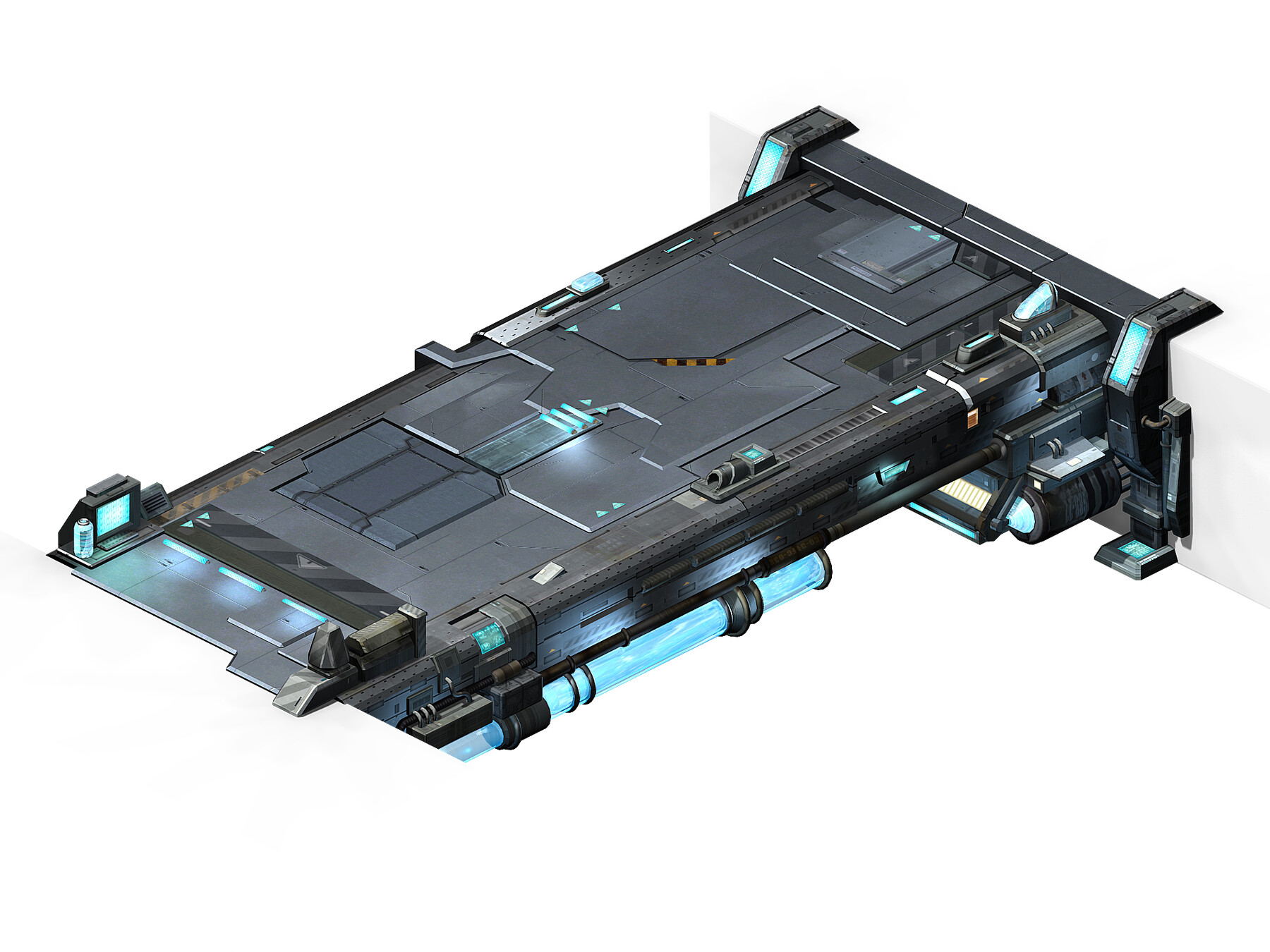 ArtStation - Space ship - bridge 02 | Game Assets