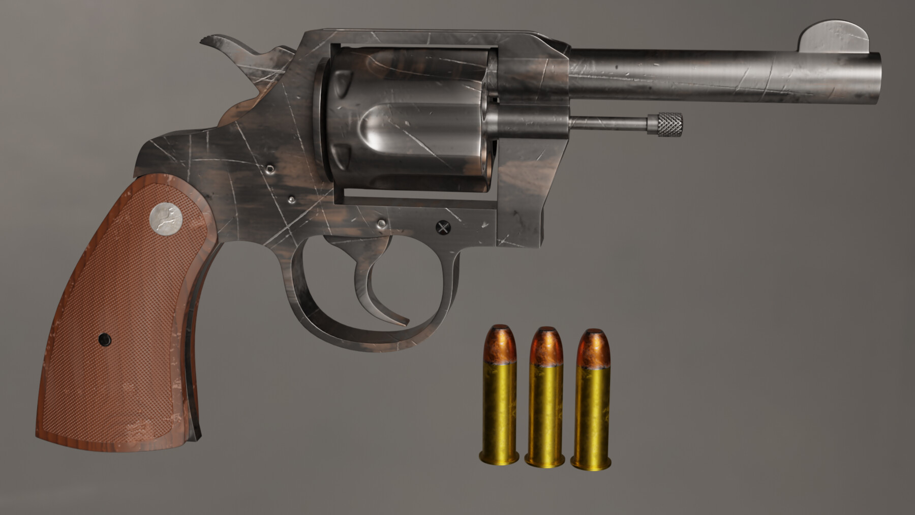 ArtStation - Revolver Gun | Game Assets