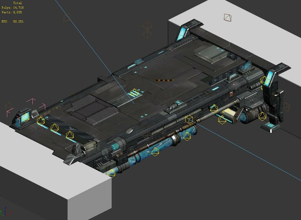 ArtStation - Space ship - bridge 02 | Game Assets