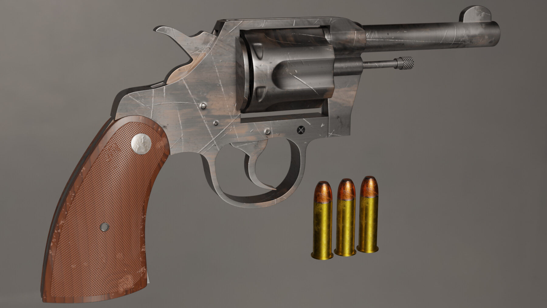 ArtStation - Revolver Gun | Game Assets