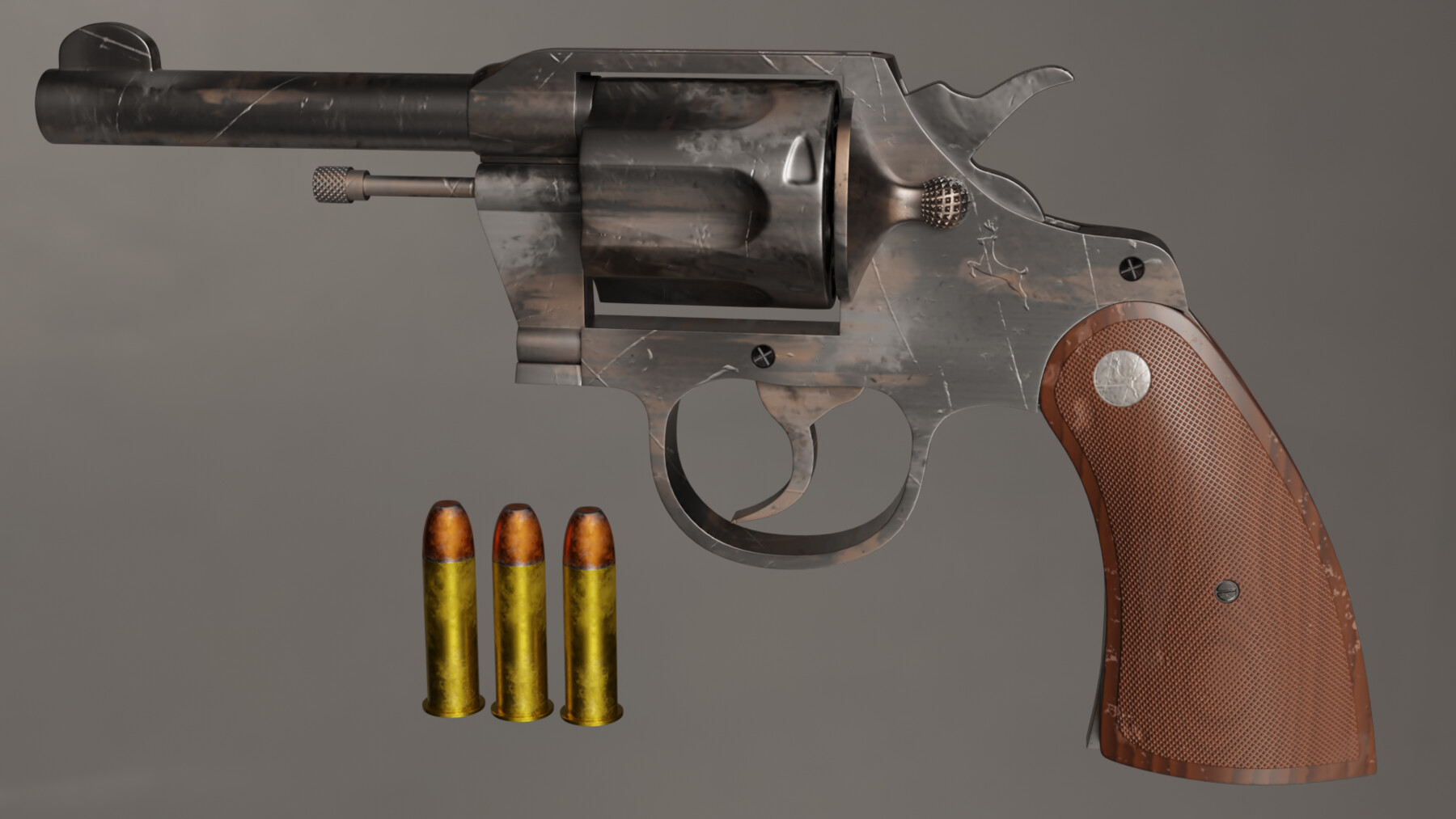 ArtStation - Revolver Gun | Game Assets
