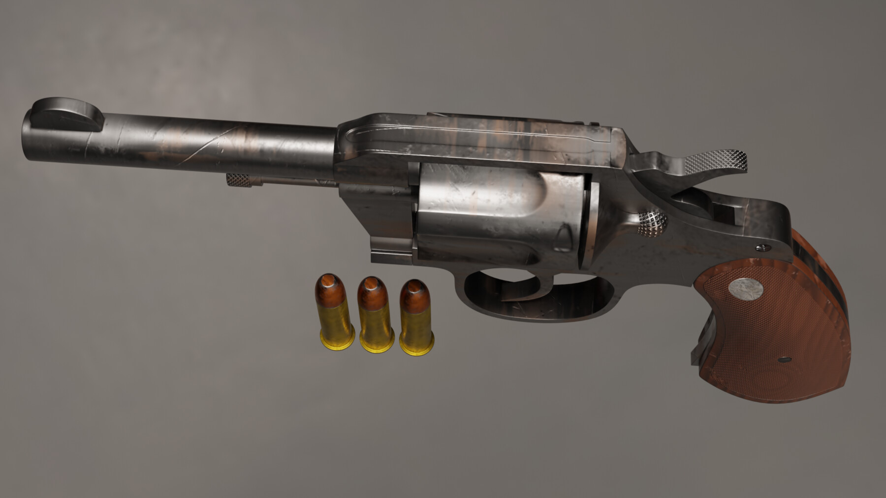 ArtStation - Revolver Gun | Game Assets