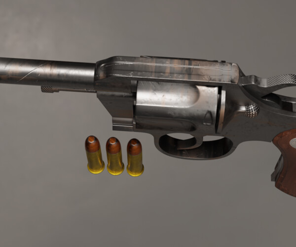 ArtStation - Revolver Gun | Game Assets